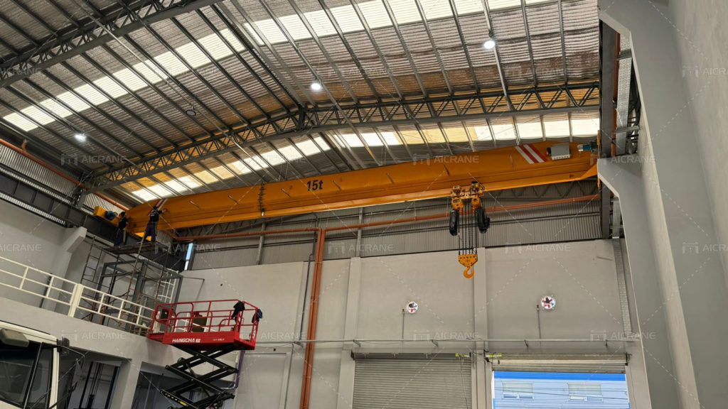 Instalación Exitosa de Grúa Viajera de 15 Ton en Argentina - Aicrane